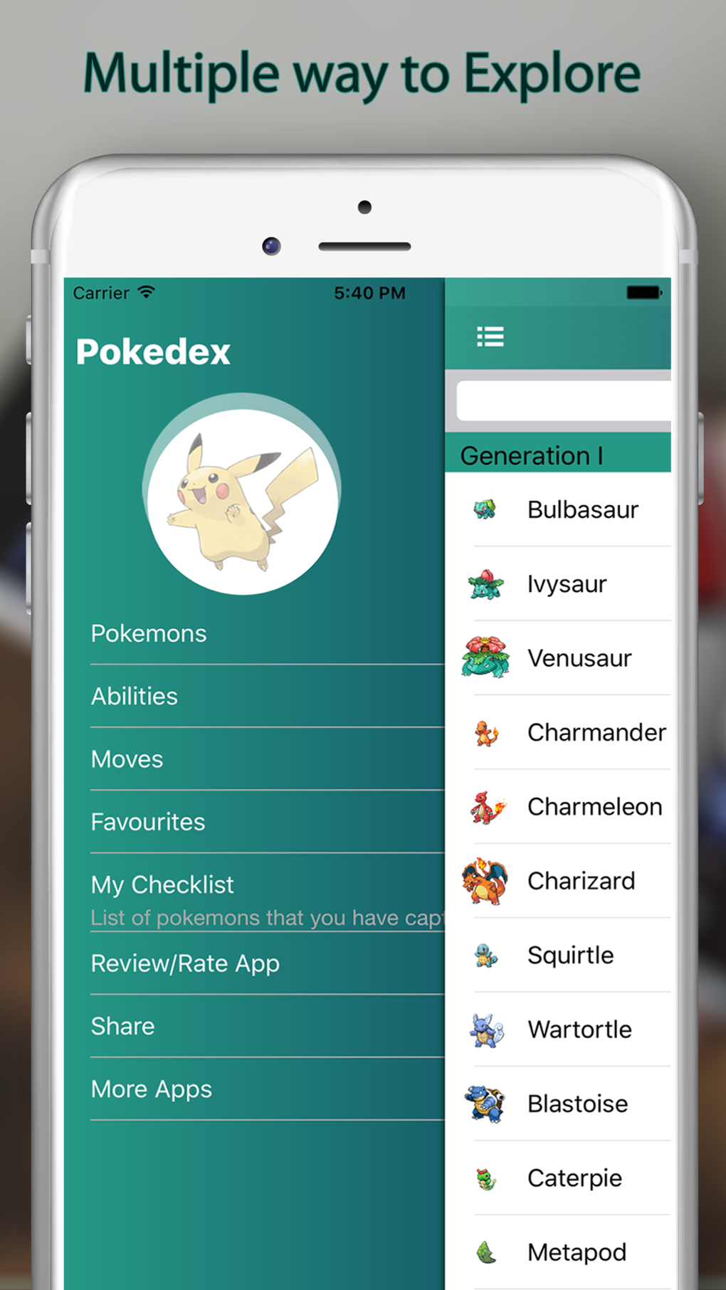 iPhone için Dex for Pokedex - Dexter of Pokédex for Pokémon - İndir