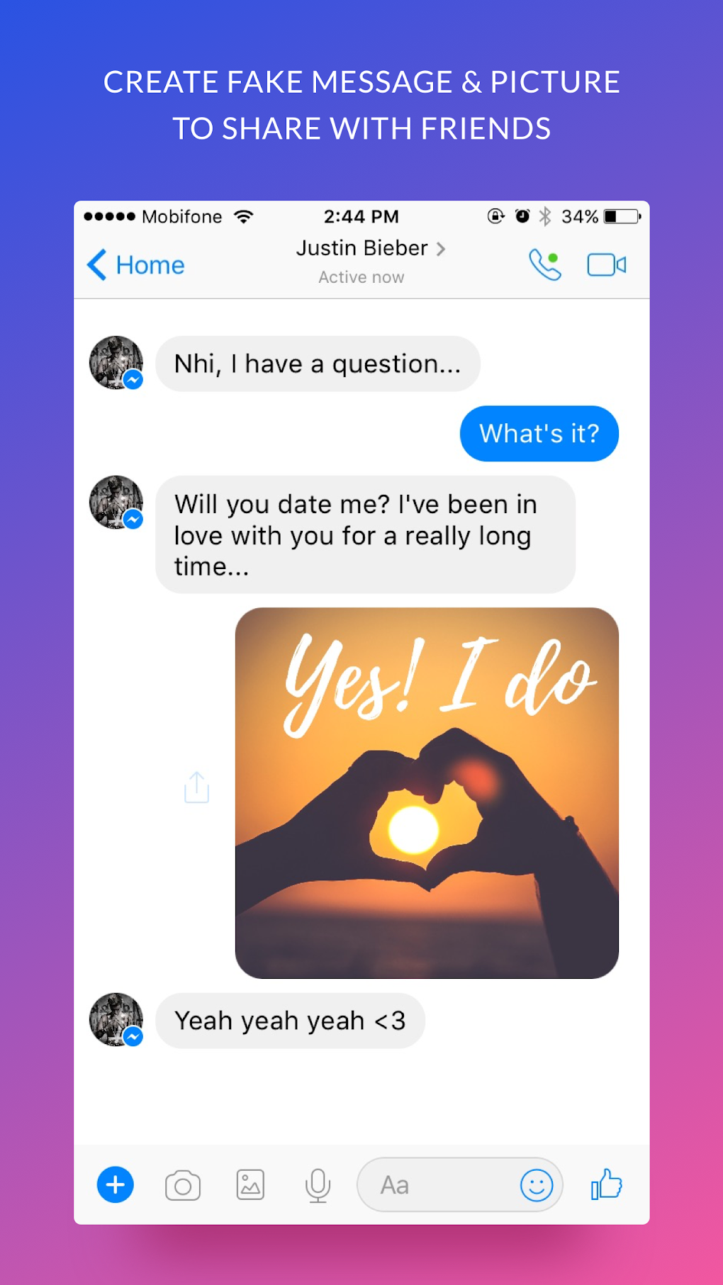 iFake: Funny Fake Messages APK for Android - Download