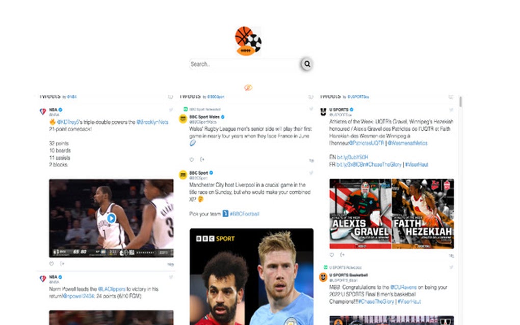 Sports Social Feed para Google Chrome - Extensión Descargar