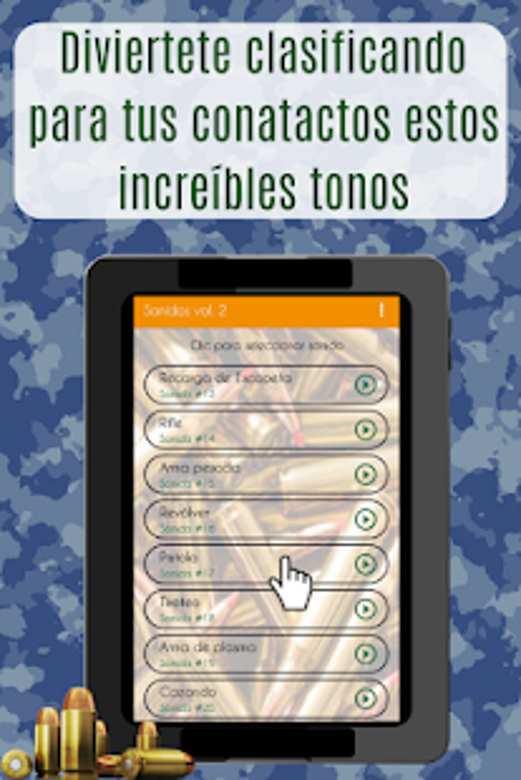 Real gun sounds. Funny sounds. APK para Android - Descargar