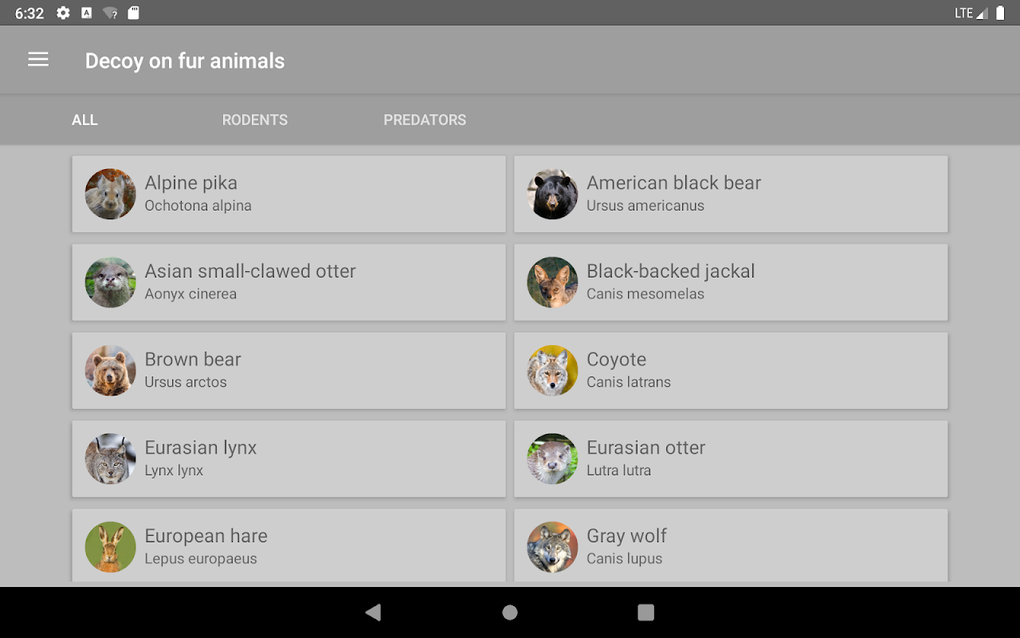 Decoy on fur animals APK for Android - Download