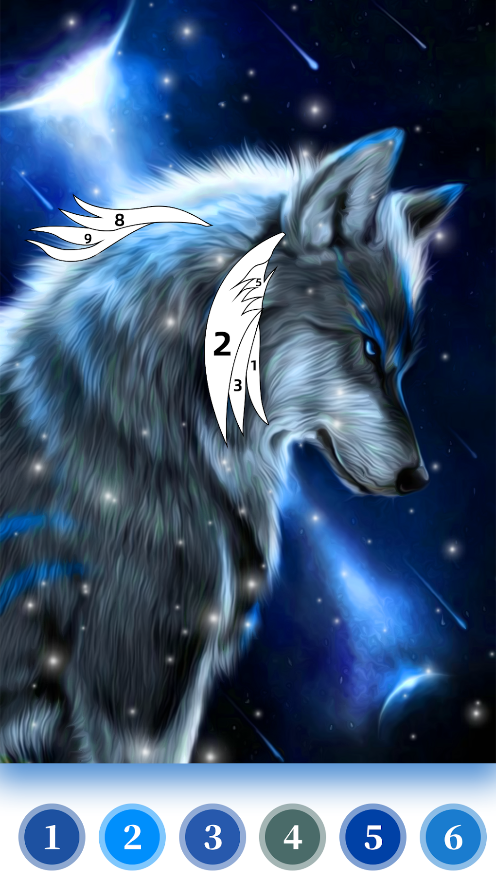 Wolf Coloring Book Color Game for Android - Download