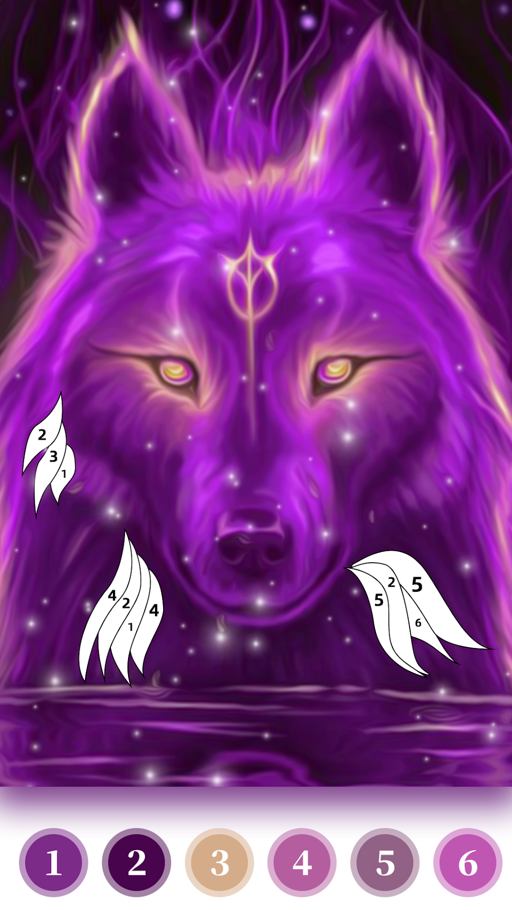 Wolf Coloring Book Color Game for Android - Download
