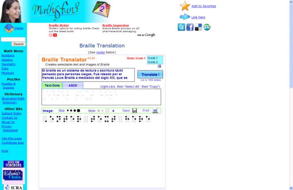 Braille Translator Online