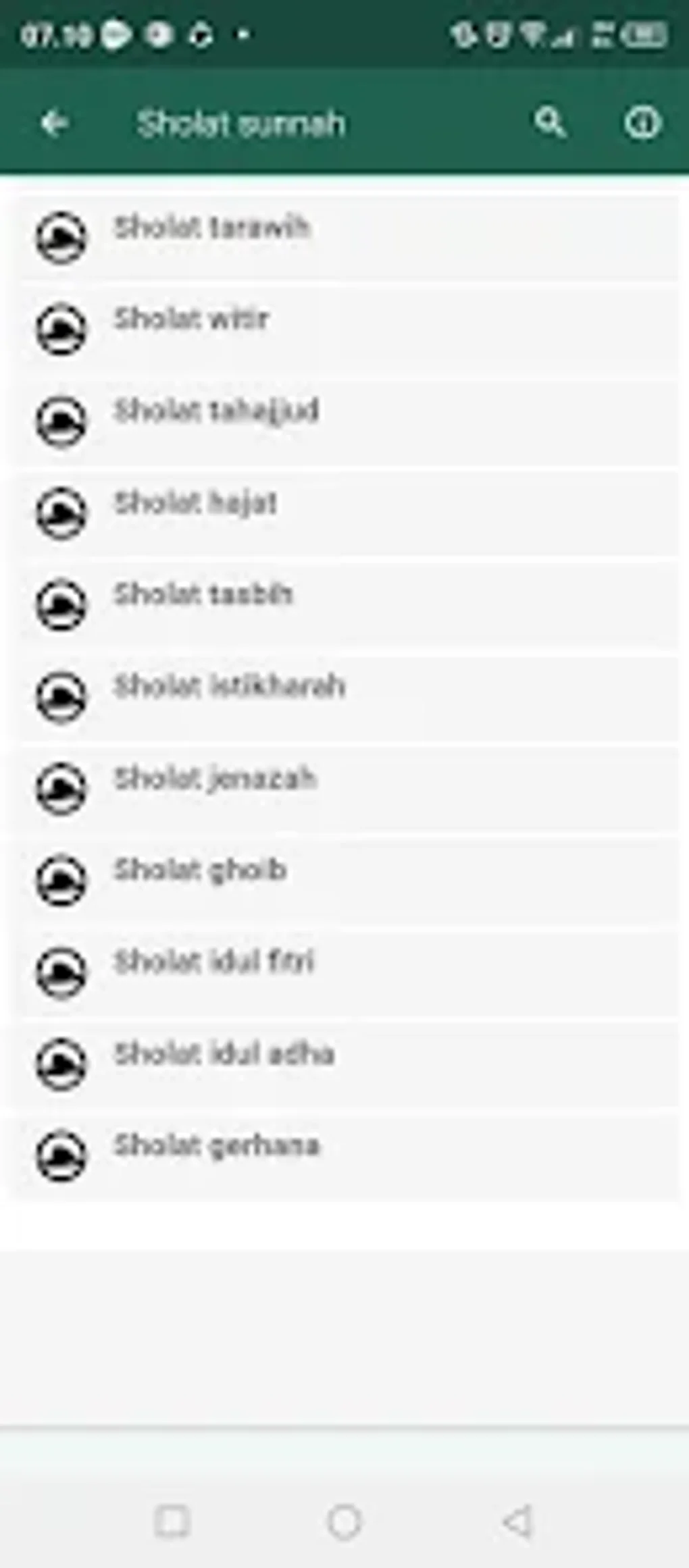 Panduan Sholat Sunnah Lengkap para Android - Descargar