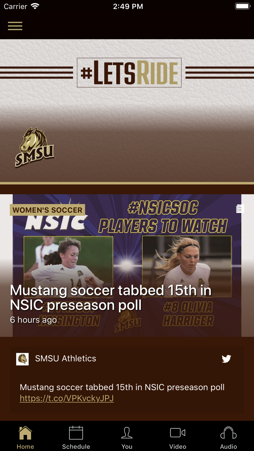 SMSU Athletics para iPhone - Download