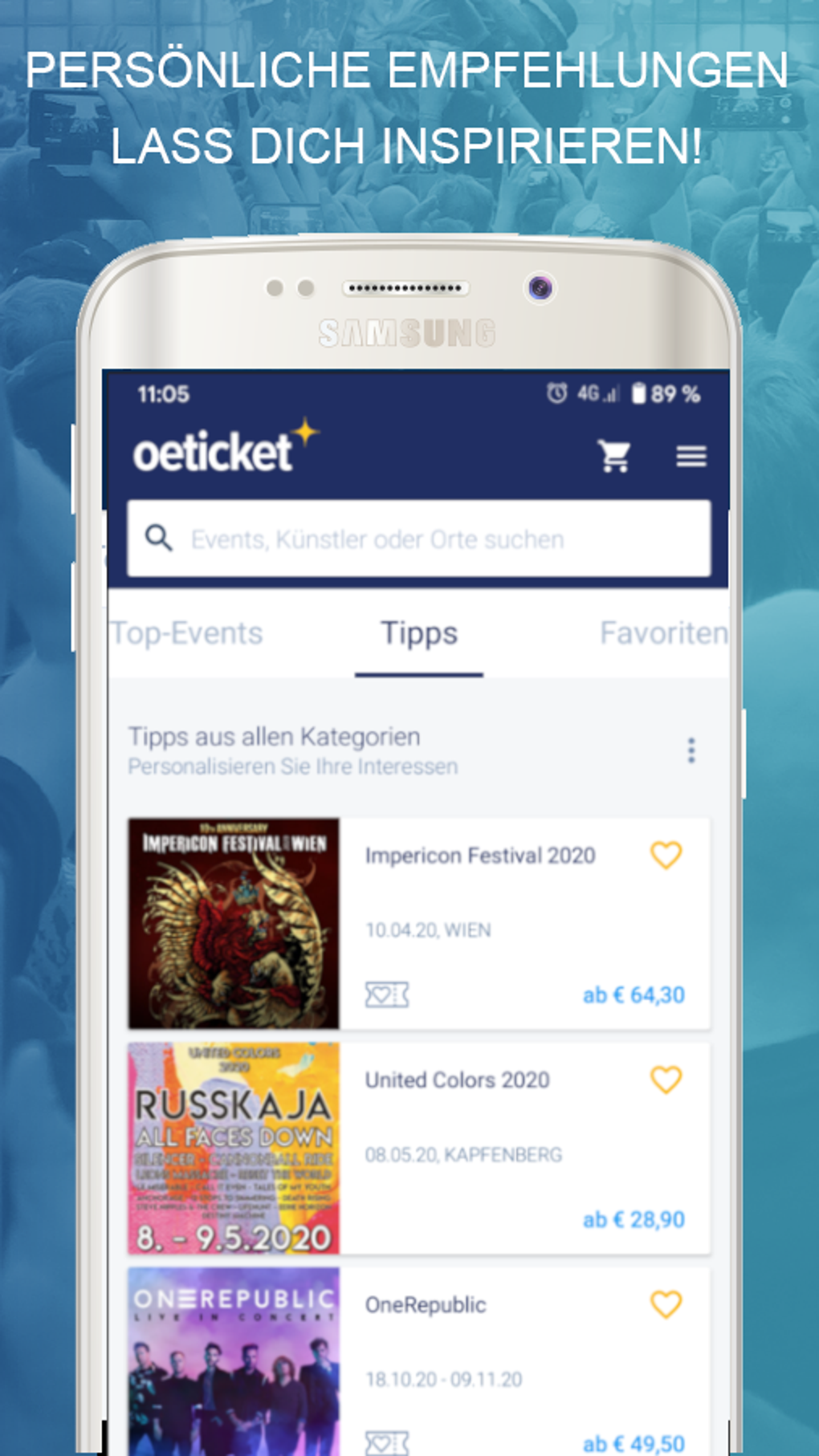 oeticket.com for Android - Download
