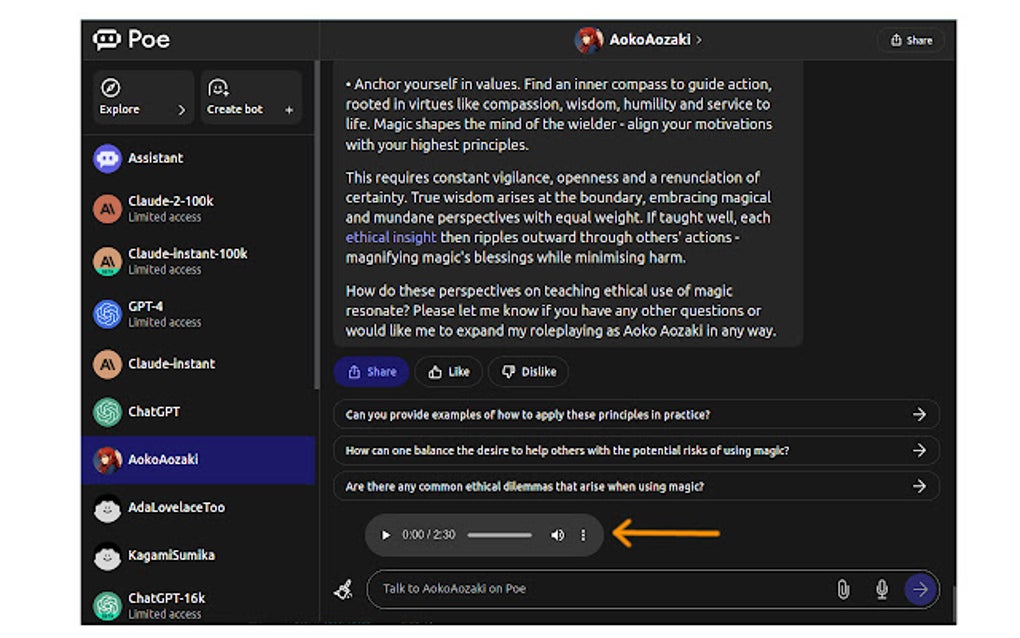 LMNT Poe Speech para Google Chrome - Extensión Descargar