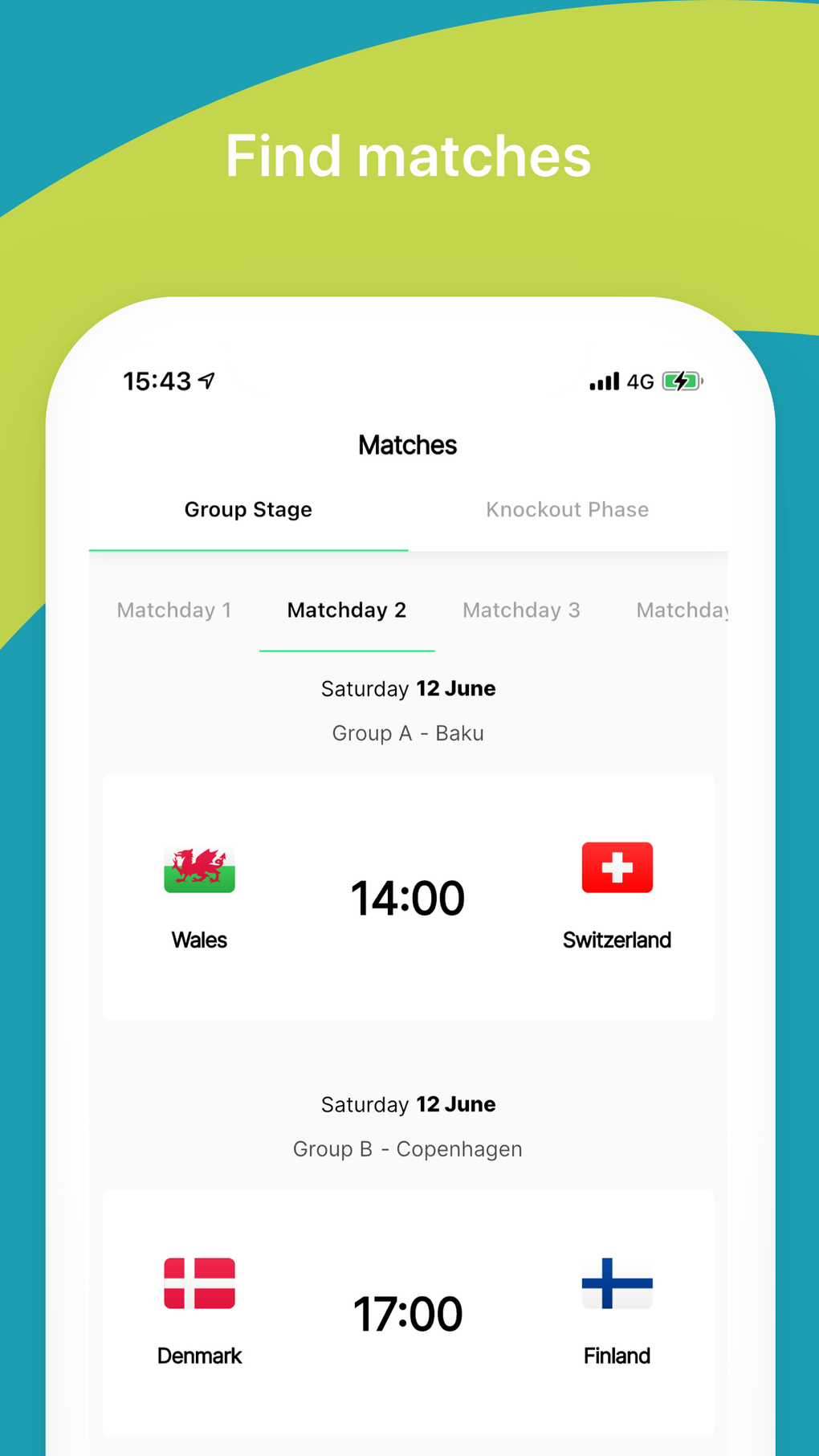 Euro 2020 Football for iPhone - Download