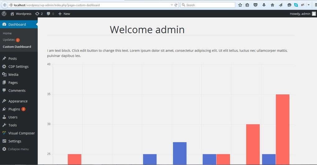 Custom Dashboard Page for WordPress - Download Custom Dashboard Page for WordPress - Download