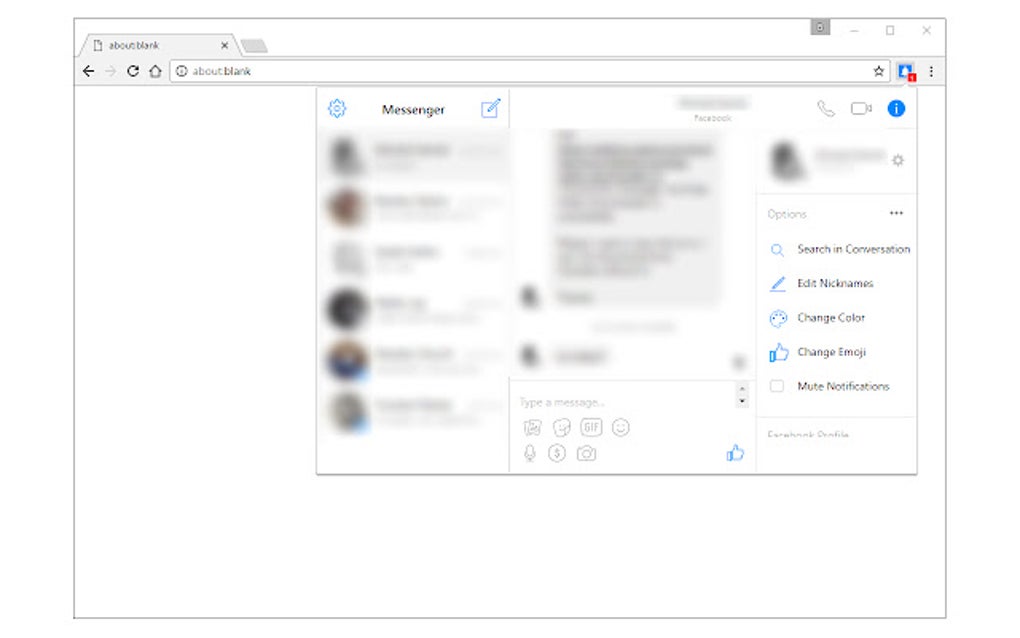 Messenger & Notifier for Facebook™ Google Chrome için - Eklenti İndir