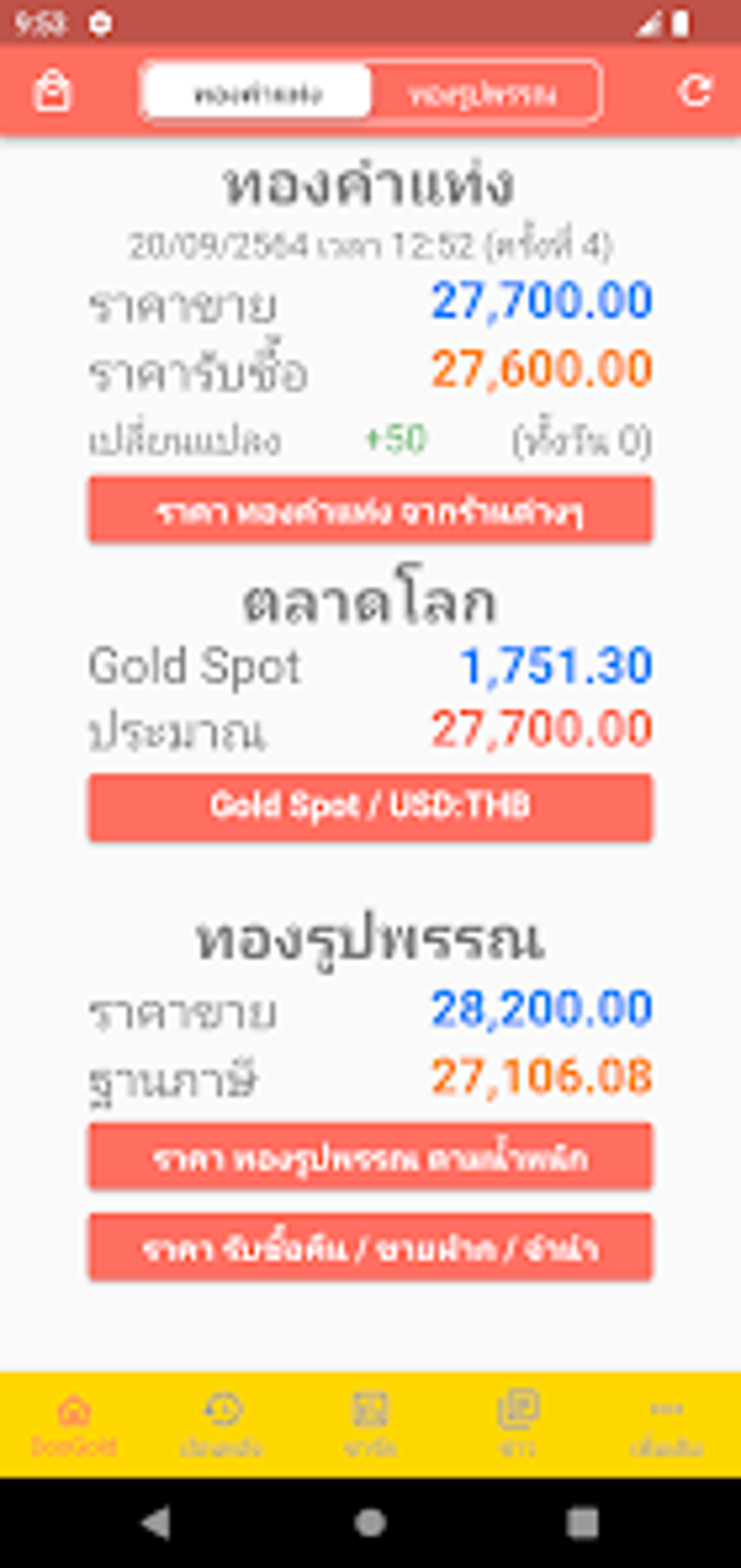 Android 용 ราคาทอง ขาววเคราะห DooGold - 다운로드