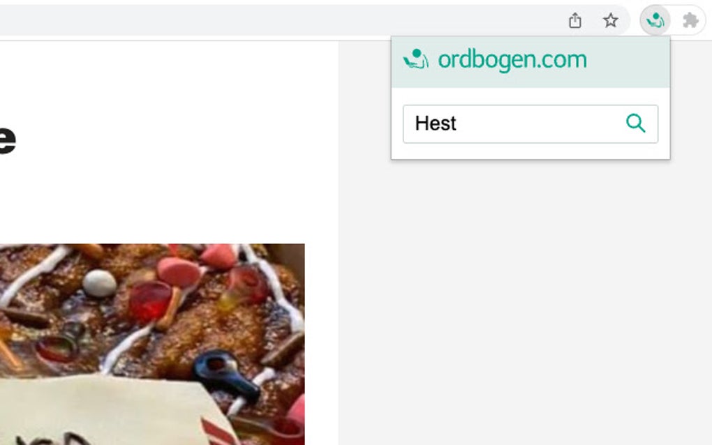 Ordbogen.com for Google Chrome - Extension Download