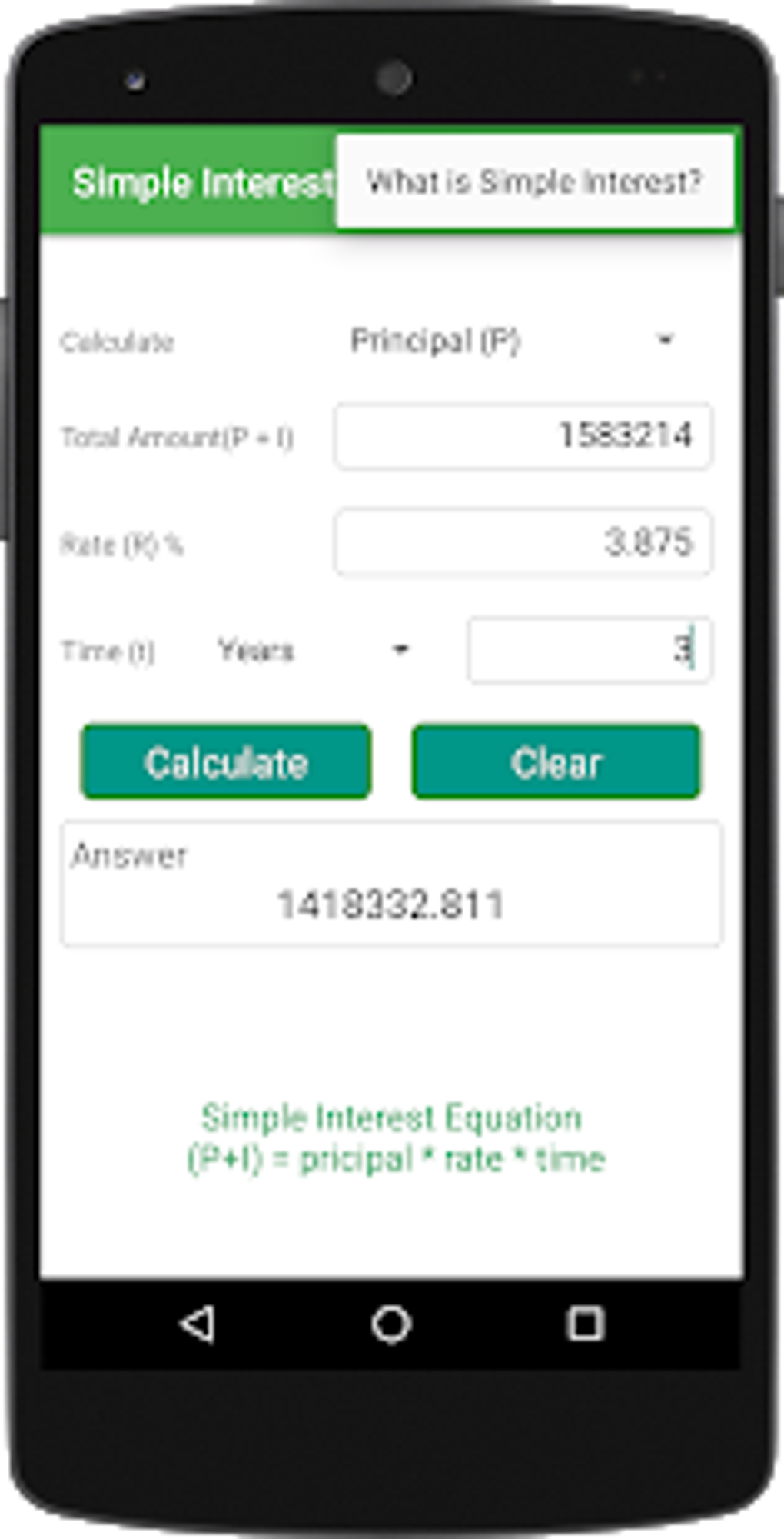 Simple Interest Calculator APK For Android Download