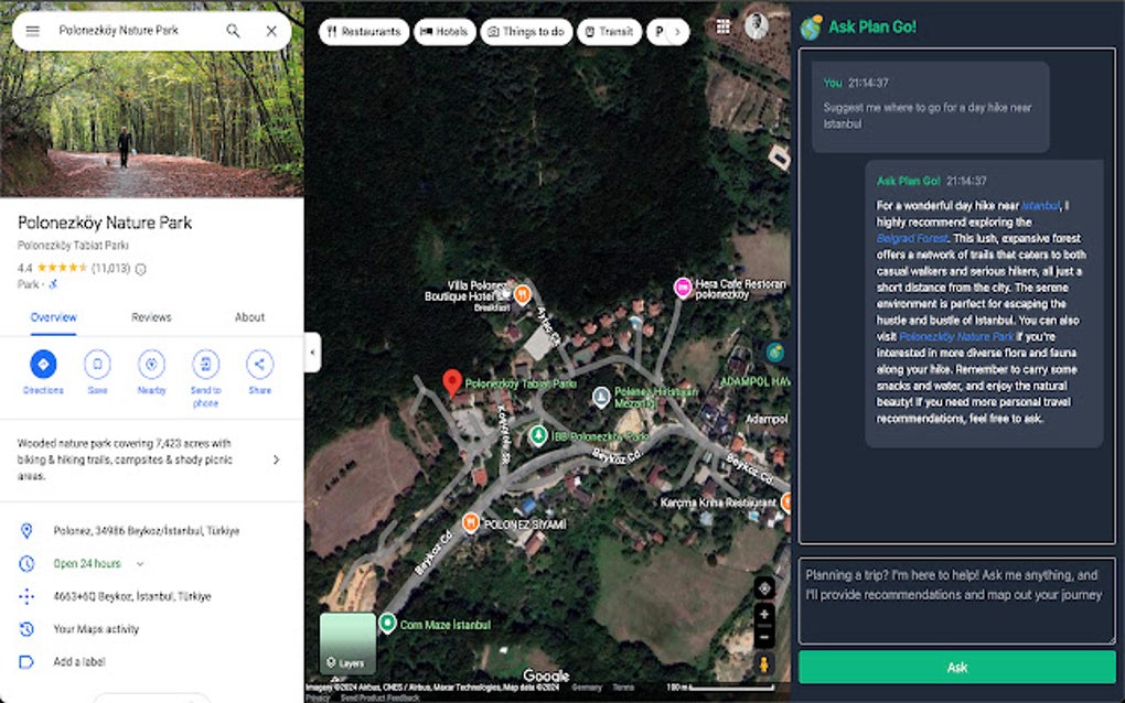 Ask Plan Go! Google Chrome 용 - 확장 프로그램 다운로드