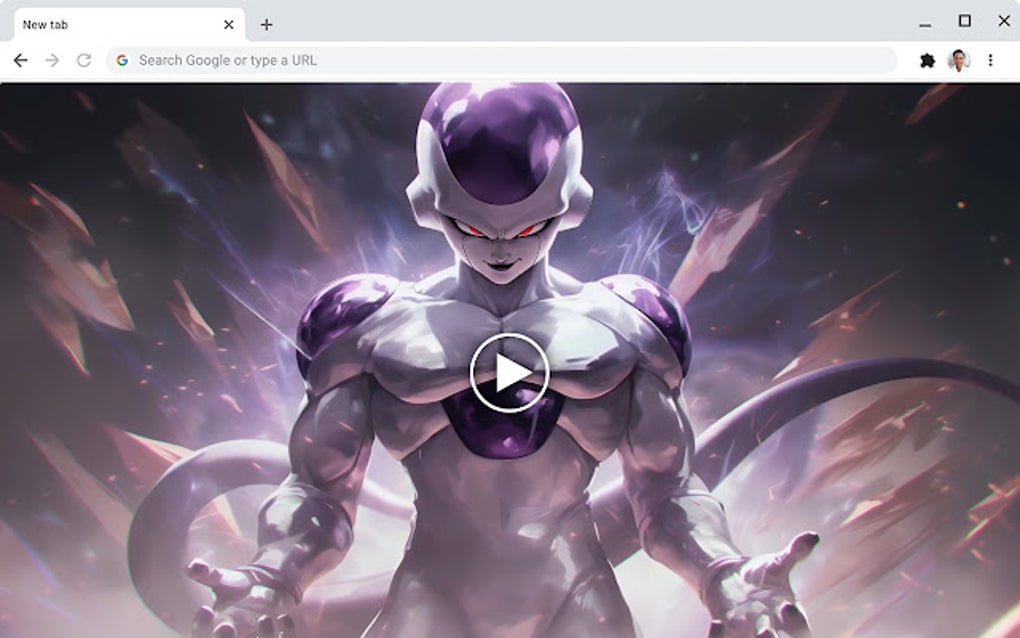 Frieza Dragon Ball Live Wallpaper Gameograf para Google Chrome - Extensión Descargar