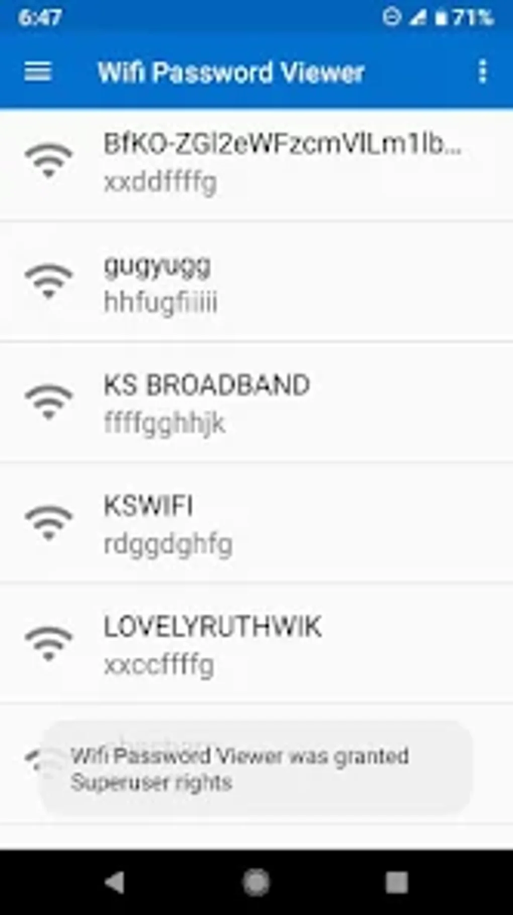 WiFi Password Viewer root per Android - Download