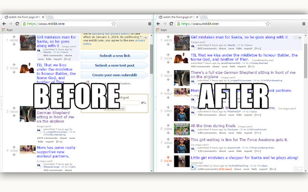 Reddit Sidebar Toggle Button para Google Chrome - Extensión Descargar
