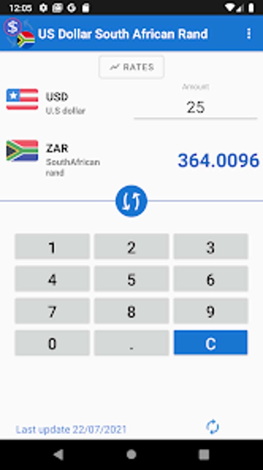 US Dollar South African Rand For Android Download