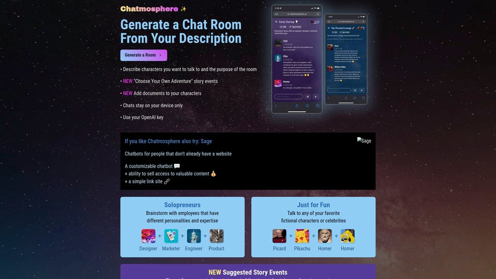 Chatmosphere para Chat con IA: evaluación, características y casos de uso