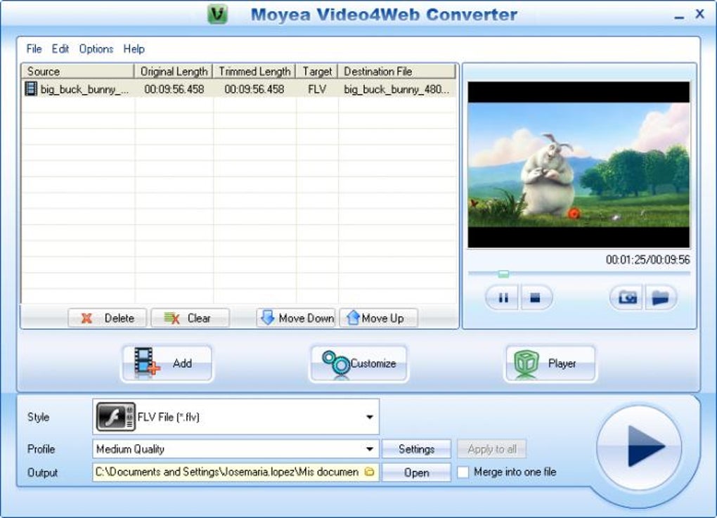 Moyea Video4Web Converter - Descargar