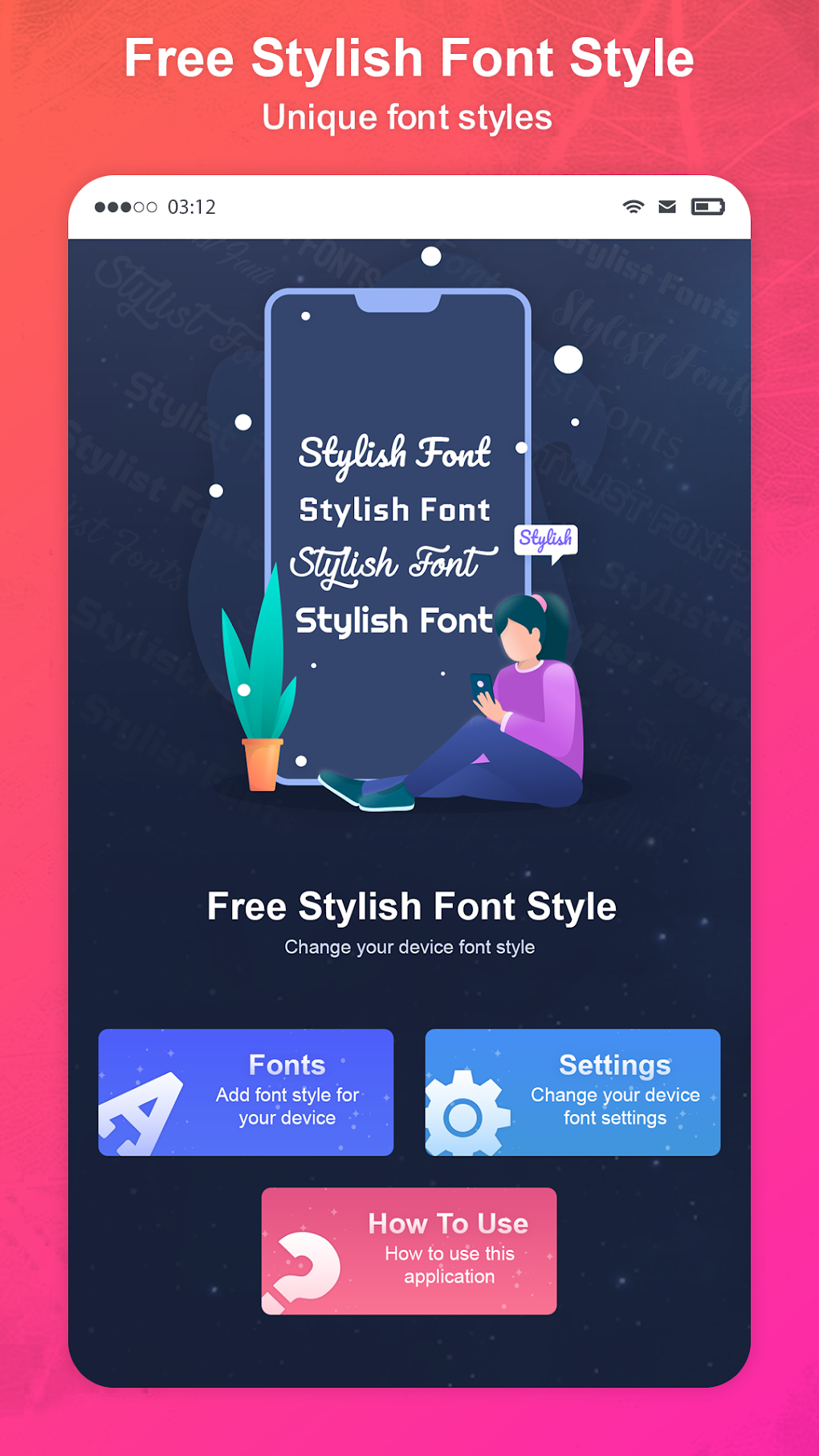 Android için Stylish Free Font Style - İndir