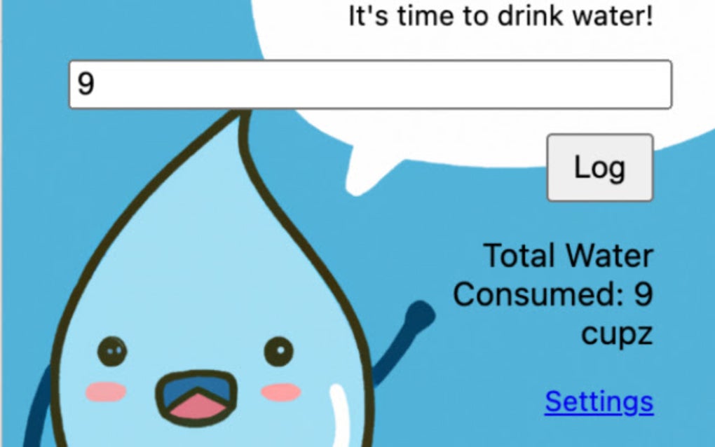 Water Reminder for Google Chrome - Extension Download