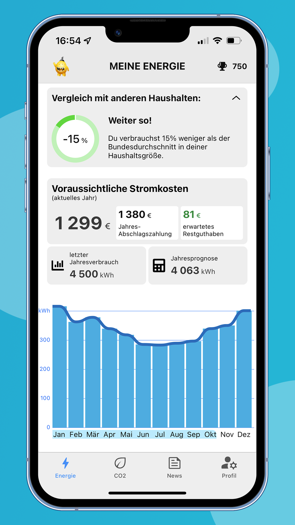 Energy Buddy para iPhone - Descargar