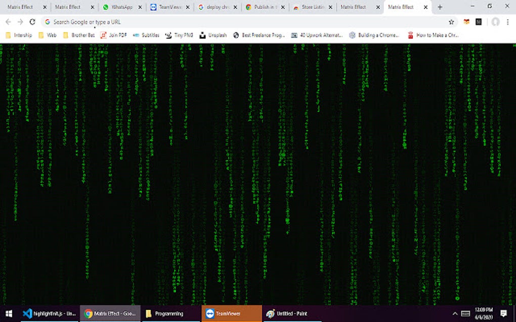 Matrix Effect Chrome for Google Chrome - Extension Download