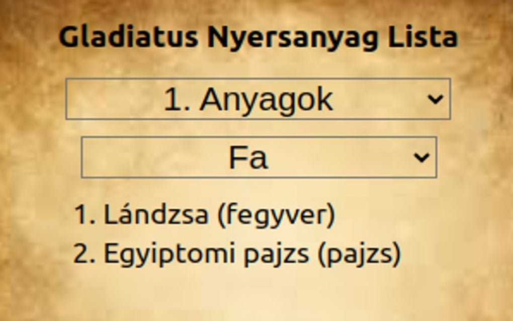 Gladiatus Nyersanyag Lista Google Chrome 용 - 확장 프로그램 다운로드 Gladiatus Nyersanyag Lista Google Chrome 용 - 확장 프로그램 다운로드