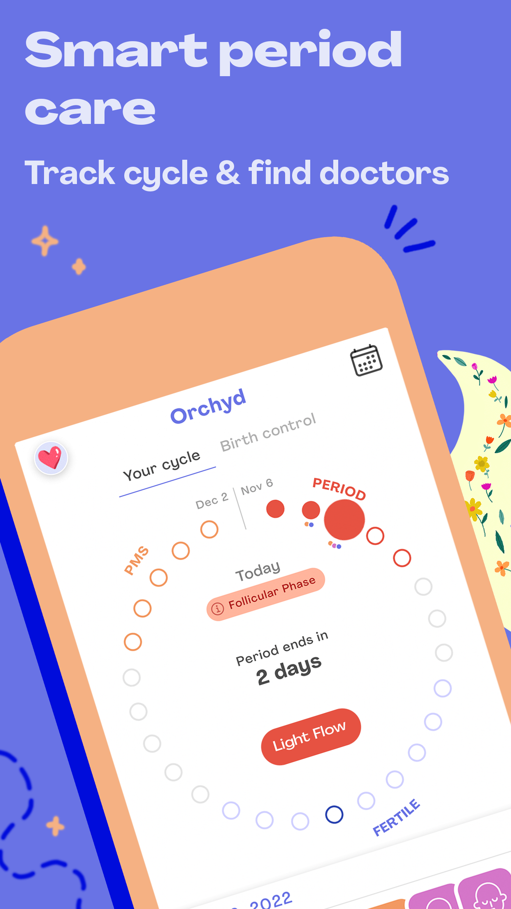 Orchyd: Period Tracker OBGYN for iPhone - Download