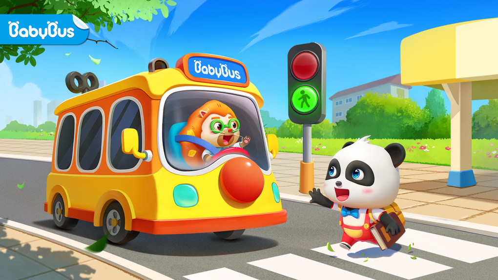 Baby Pandas School Bus для iPhone — Скачать
