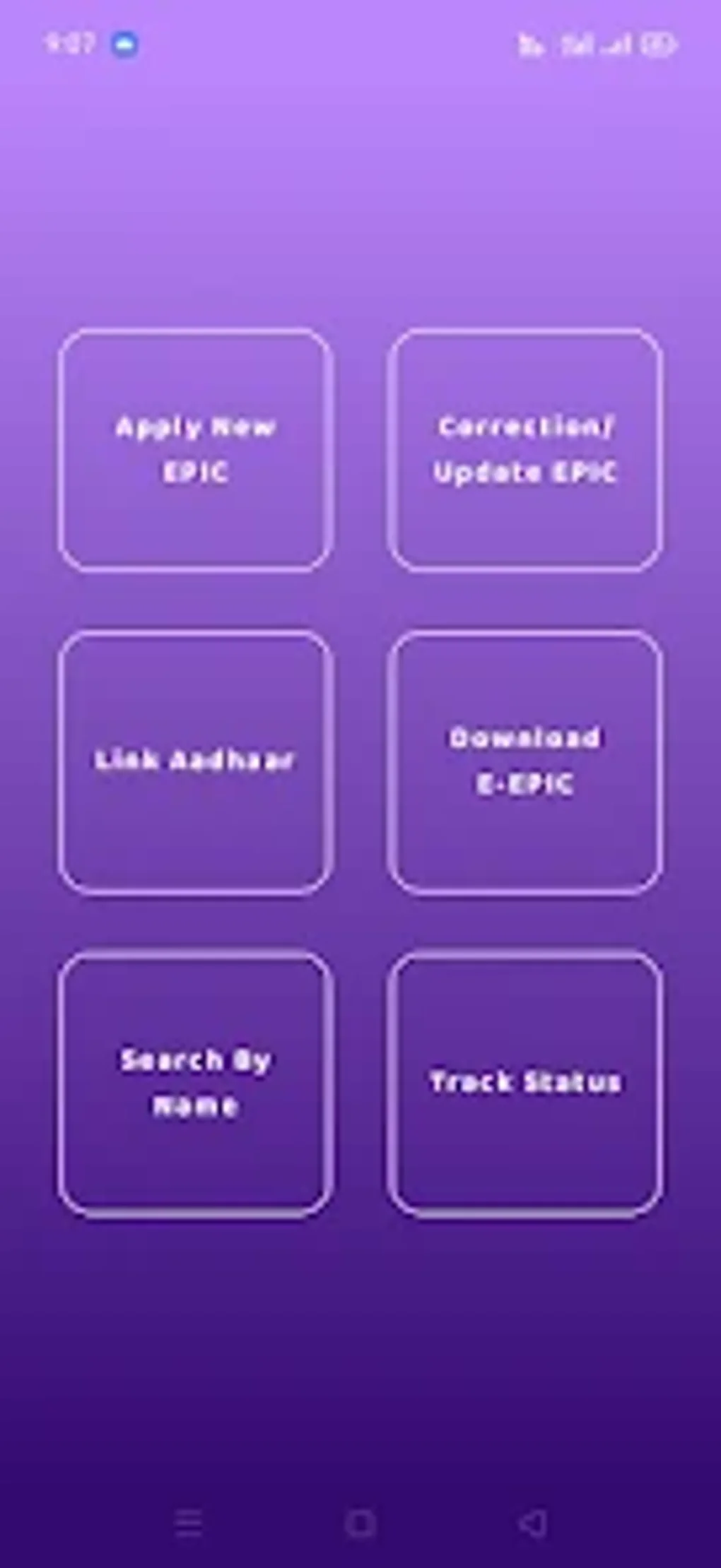 Voter Id Card EPIC Services para Android - Descargar