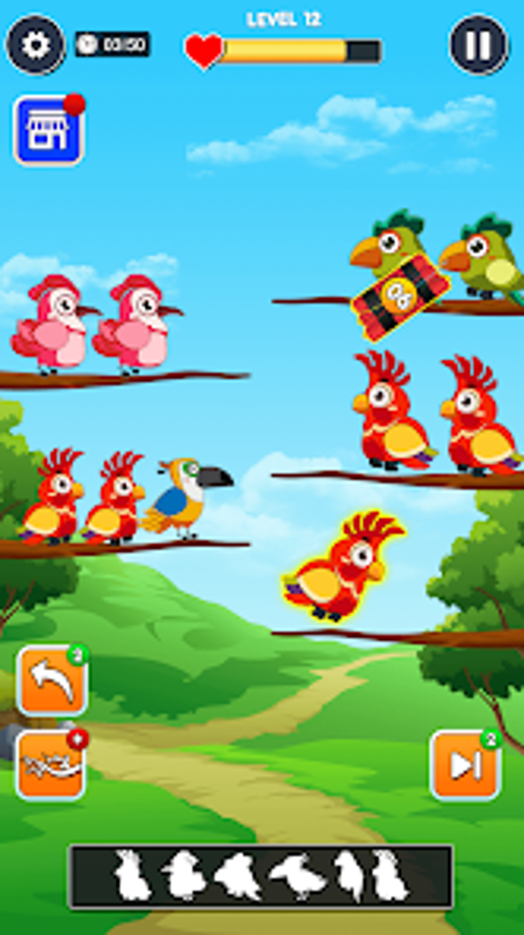 Android Bird Sort Sorting Bird Games 