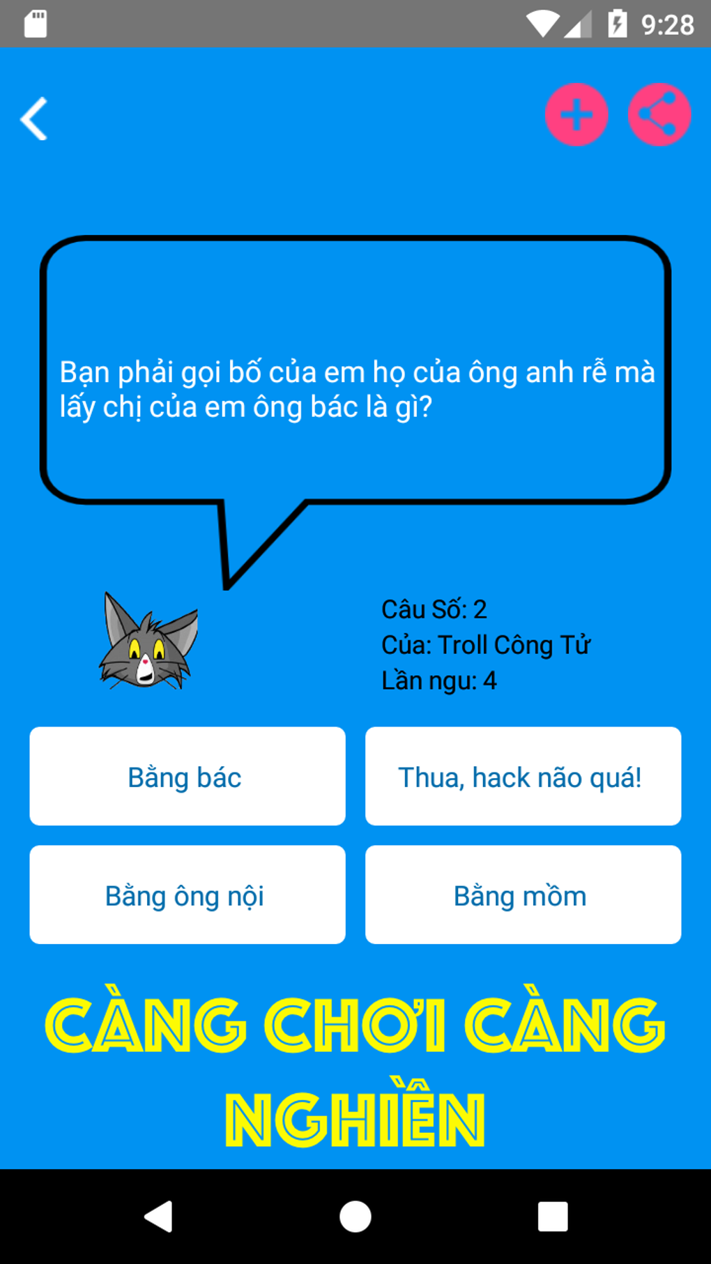 Hỏi Ngu 2018 for Android - Download