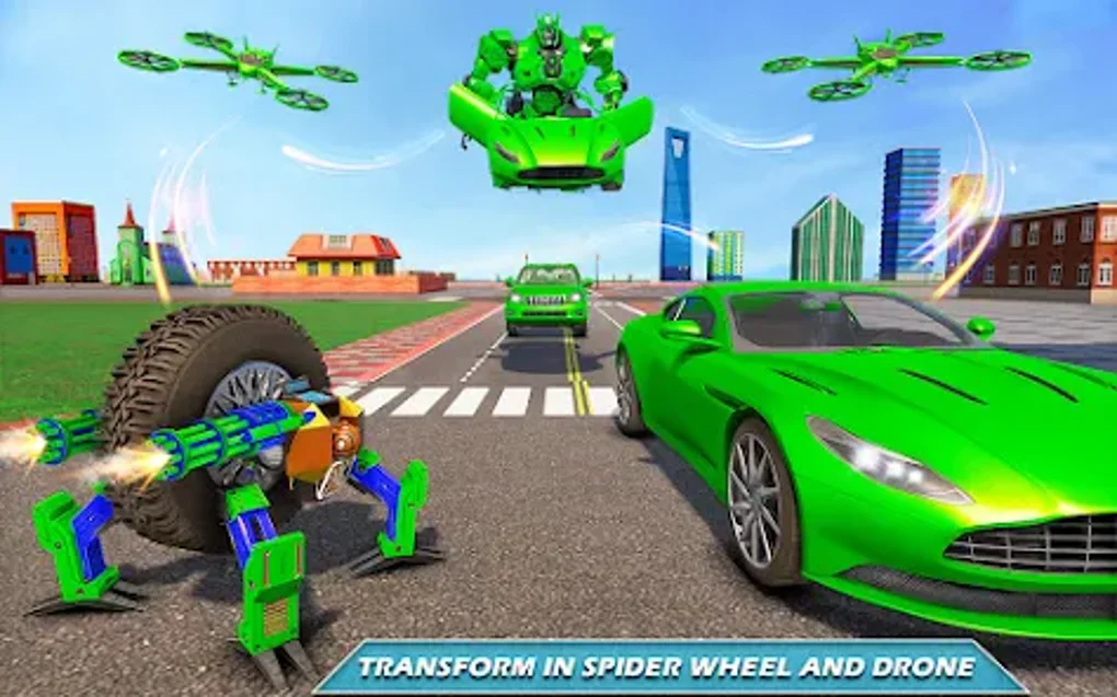 Spider Wheel Robot Car Game 3d para Android - Descargar