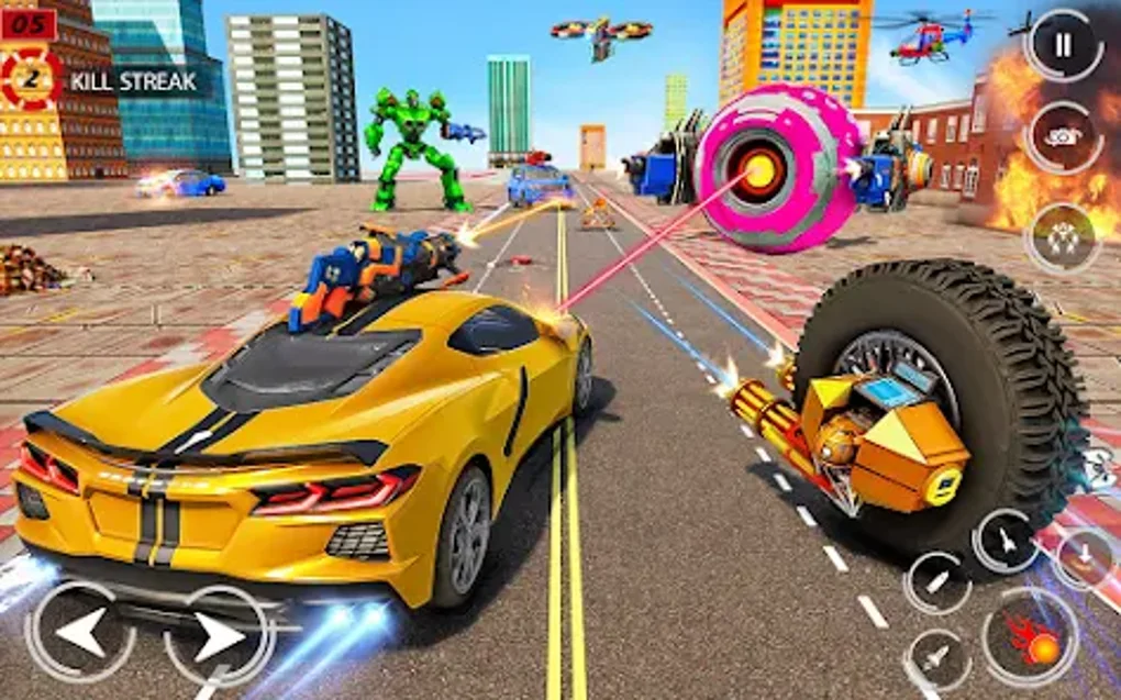 Spider Wheel Robot Car Game 3d for Android - Download
