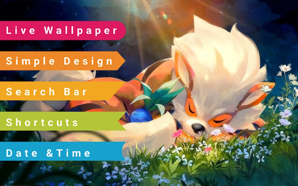 Arcanine And Oddish Sleeping Together Pokemon Live Wallpaper pour ...