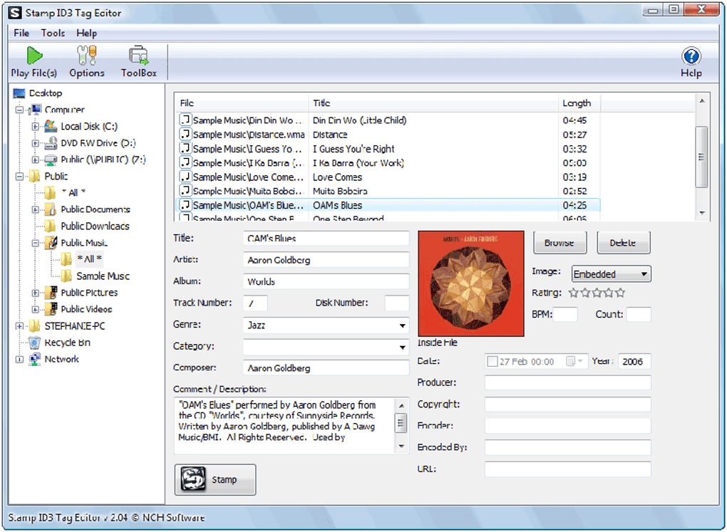 Stamp ID3 Tag Editor Download