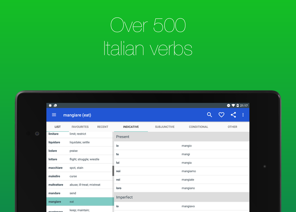 Italian Verb Conjugator APK for Android - Download
