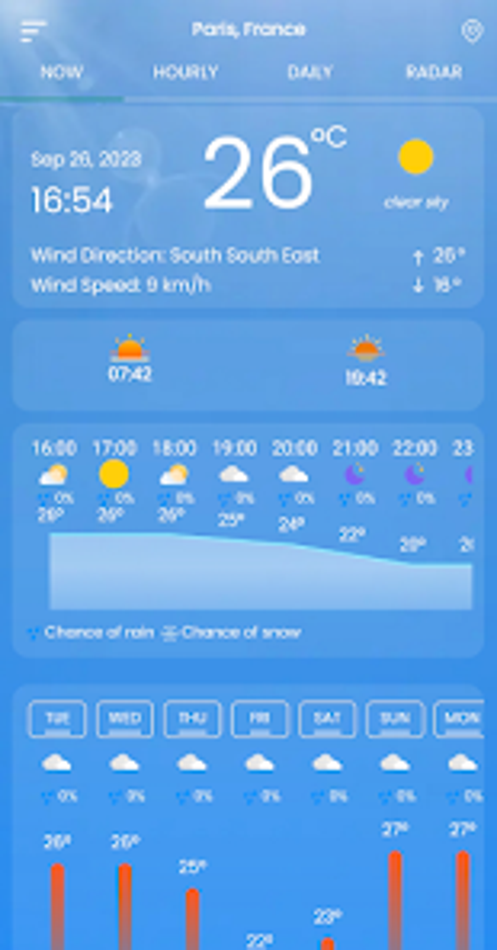 Live Weather Radar Forecast สำหรับ Android - ดาวน์โหลด