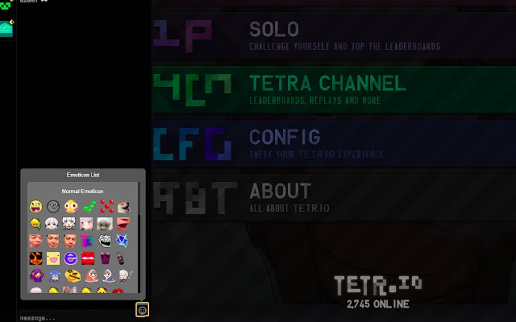 Tetr Emote List pour Google Chrome - Extension Télécharger
