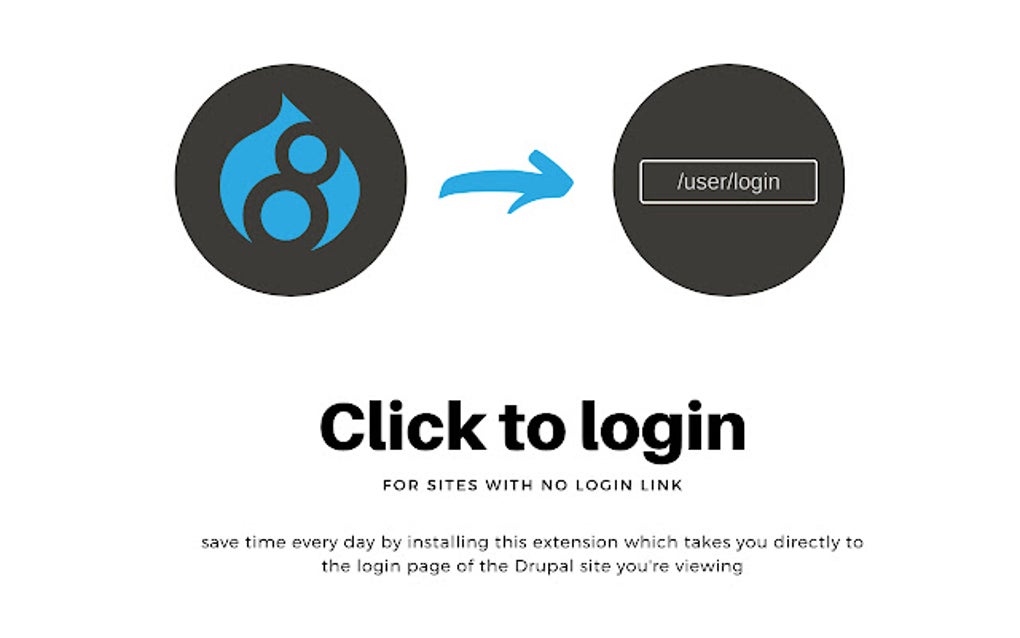 Drupal: login shortcuts for Google Chrome - Extension Download
