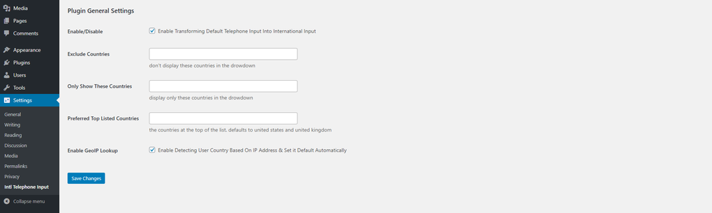 International Telephone Input With Flags And Dial Codes para WordPress ... International Telephone Input With Flags And Dial Codes para WordPress ...
