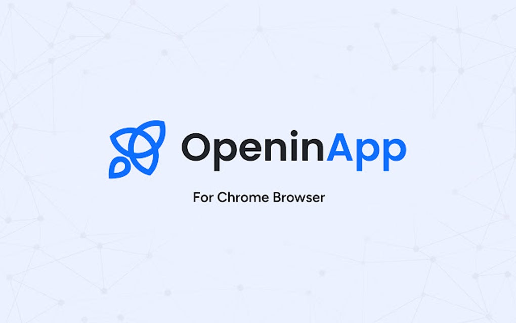 OpeninApp - links that open where they should for Google Chrome - Extension Download