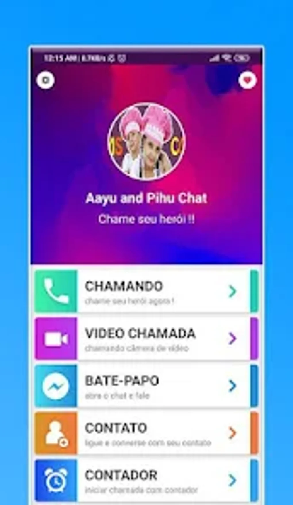 Aayu and Pihu Fake Video Call per Android - Download