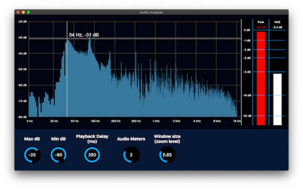 Audio Analyser Extension for Google Chrome - Extension Download