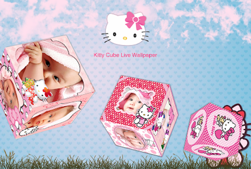 3D Kitty Cube Live Wallpaper for Android - Download