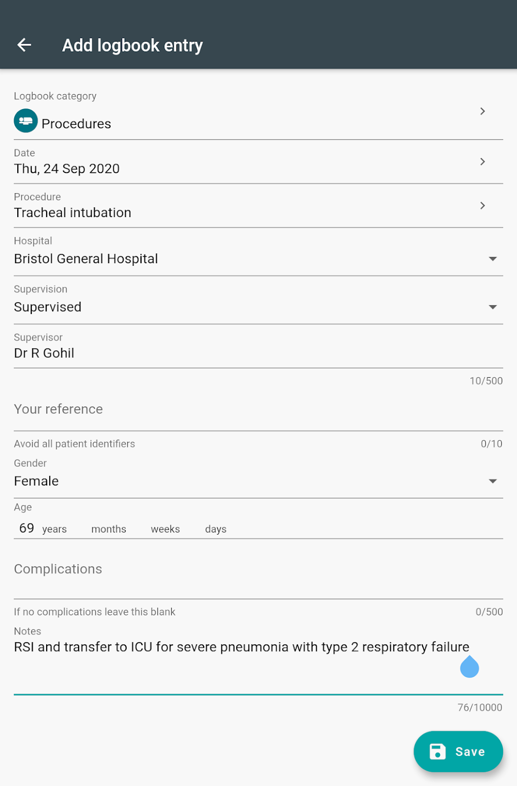 Medical and surgical logbook for Android - Download