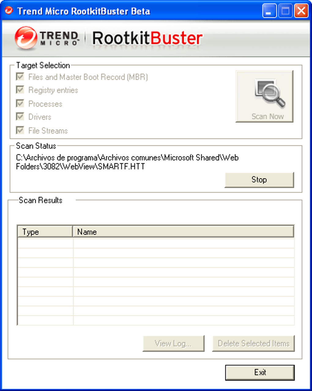 Trend Micro RootkitBuster - Descargar